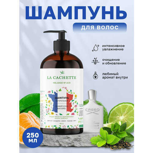 Шампунь для волос увлажняющий La Cachette U031 Silver Mountain Water, 250 мл, с дозатором