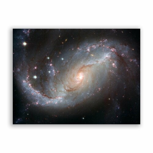 Постер, плакат на бумаге / Galaxy / Галактика / Размер 80 x 106 см