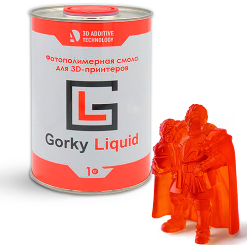 Фотополимерная смола Gorky Liquid Reactive Красный (1000 гр)