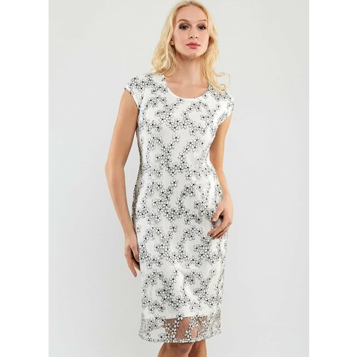 Платье TOP DESIGN, размер 44, белый