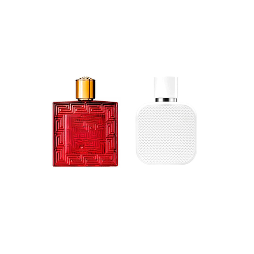 Подарочный набор для него по мотивам Versace Eros Flame, Lacoste L.12.12 Blanc 2 по 5 мл