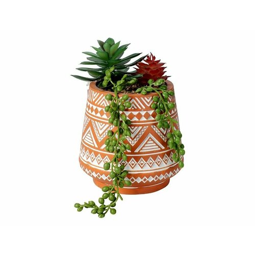 Искусственное растение в керамическом горшке дизэйно, 15х10 см, Koopman International HZ1954260-2