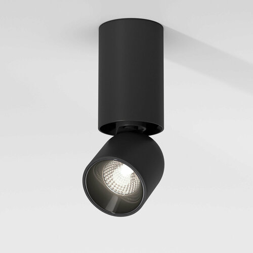 Накладной потолочный светодиодный светильник Elektrostandard Spot 25106/LED 8W 4000K черный IP20
