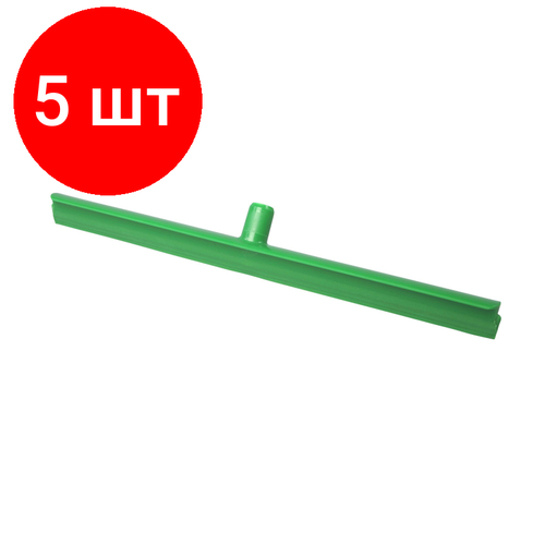 Комплект 5 штук, Сгон FBK с одинарной силиконовой пластиной 600мм зеленый 28600-5