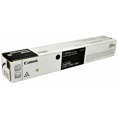 Картридж для лазерного принтера CANON C-EXV 63 Black (5142C002)