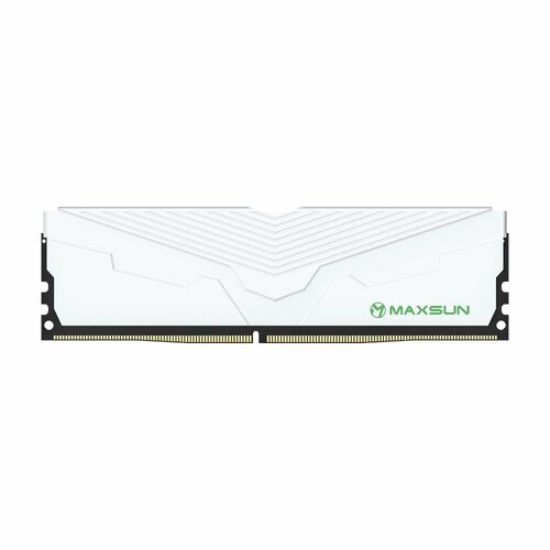 Оперативная память DDR4 Maxsun White Falcon W4 16 ГБ 3200 МГц с радиатором (16-18-18-38), белая