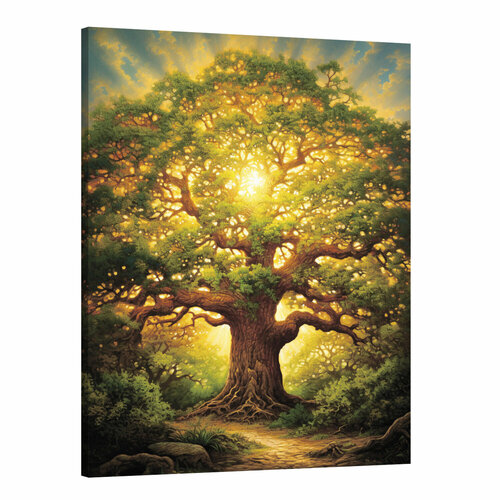 Интерьерная картина 50х70 "Венец дерева"