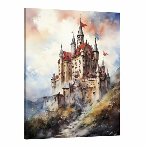 Интерьерная картина 50х70 "Замок"