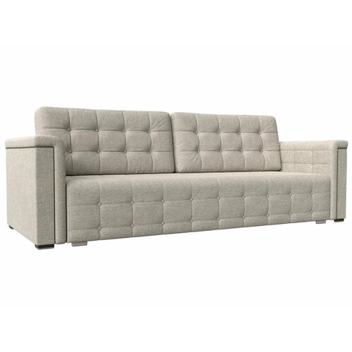 Прямой диван-кровать Лига-002, Рогожка Бежевый