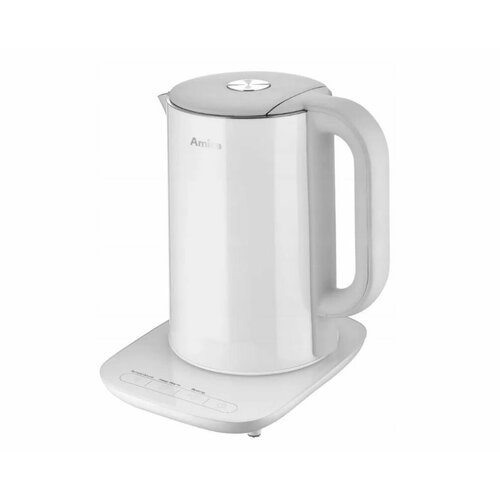 Электрический чайник с функцией поддержания температуры Amica KM6011 1950W 1,5л, белый