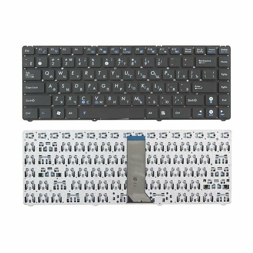 Asus Клавиатура для ноутбука Asus U20, UL20, 1201, 1215, 1225 черная без рамки EJ2 9J. N2K82. A0R NSK-UJA0R