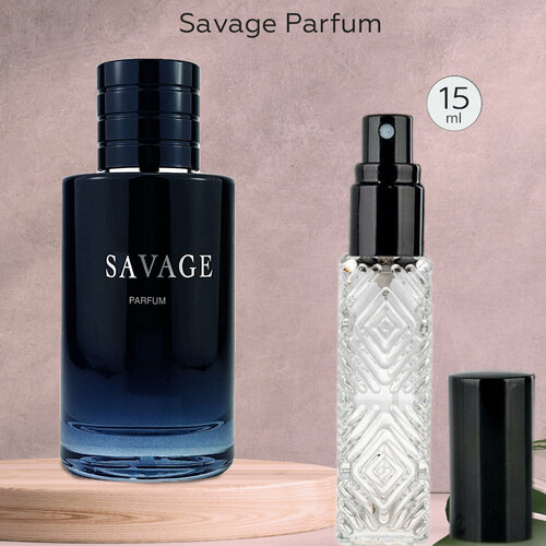 Gratus Parfum Savage духи мужские масляные 15 мл (спрей) + подарок