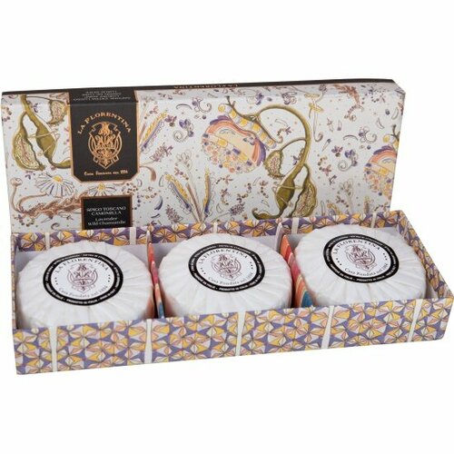 Подарочный набор мыла LA Florentina "Таинственный сад" Лаванда и Дикая ромашка