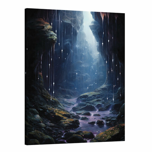 Интерьерная картина 50х70 "Магический мир в картинах: мистическая атмосфера"