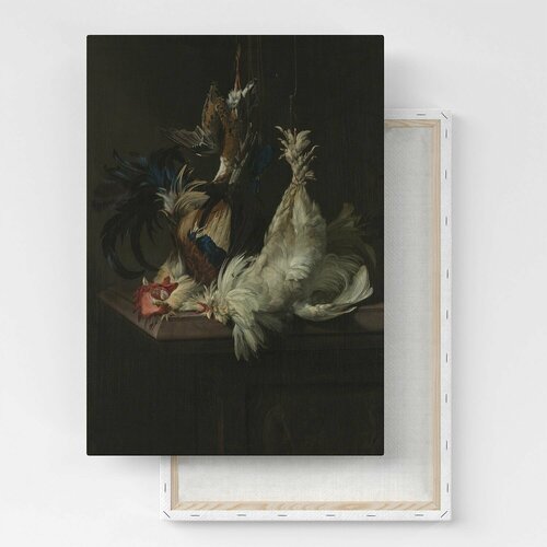 Картина на холсте, репродукция / Ван Алст, Виллем - Still Life with Poultry / Размер 80 x 106 см