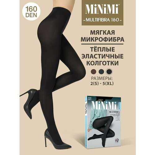 Колготки  MiNiMi Multifibra, 160 den, размер 5, черный