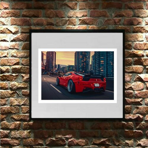 Постер "Ferrari 458 - Italia liberty" А4