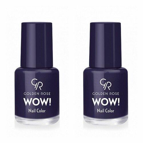 Golden Rose Лак для ногтей Wow! Nail Color, тон 081, 6 мл, 2 штуки /