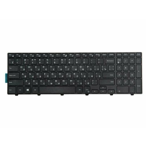 Клавиатура для Dell для Inspiron Black, горизонтальный Enter, [ZeepDeep] MP-13N73SU-442