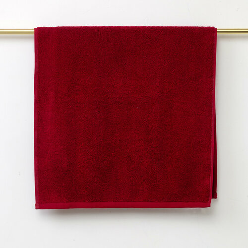 Махровое полотенце Sandal "SuperSoft" 50*100 см, цвет - бордовый, пл. 500 гр.