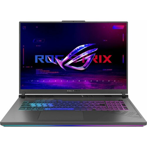 Ноутбук игровой ASUS ROG Strix G18 G814JI-N6157 90NR0D01-M00960, 18", IPS, Intel Core i7 13650HX 3.6ГГц, 14-ядерный, 16ГБ DDR5, 1ТБ SSD, NVIDIA GeForce RTX 4070 для ноутбуков - 8 ГБ, без операционной системы, серый