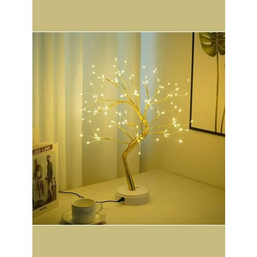 Светодиодный настольный светильник / светящееся дерево, украшение для спальни