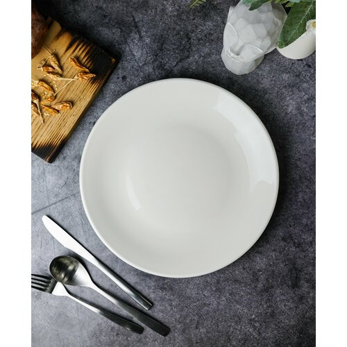 Тарелка обеденная Porland Seasons White, 28 см, фарфор