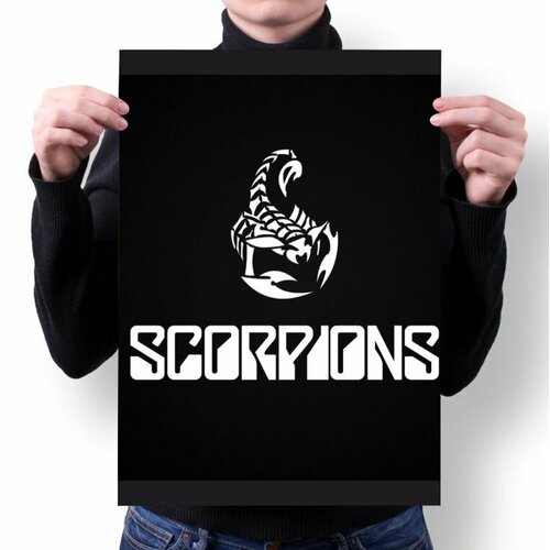 Плакат Scorpions, Скорпионз №3, А4 (29-21 см)