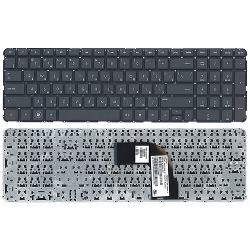 Клавиатура для ноутбука HP Pavilion dv7-7353er черная без рамки