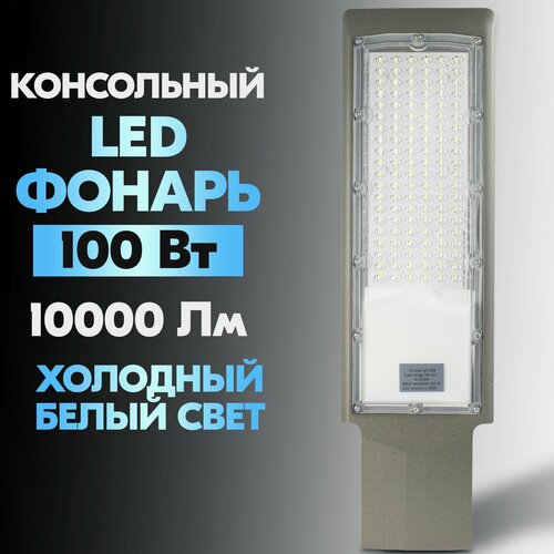 Уличный консольный светодиодный светильник фонарь на столб Led Favourite street STL7A5-100W 100-265V