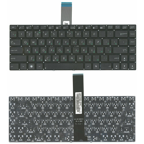 Клавиатура для Asus 0KN0-LD1RU01, русская, черная, версия 2