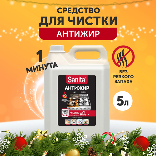 Чистящее средство 1 минута Sanita, 5 л, 5 кг