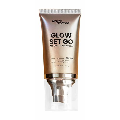 Мерцающий крем-праймер для лица / Earth Rhythm Glow Set Go All Day Strobe Cream SPF 50