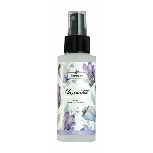 Минеральный дезодорант-спрей без запаха / HerbEra Unscented Mineral Spray Deodorant
