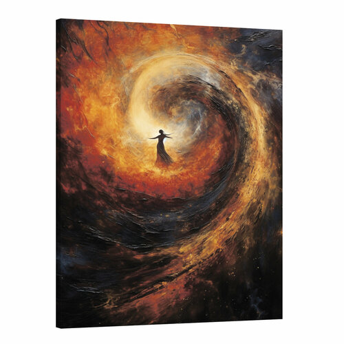 Интерьерная картина 50х70 "Шаманский вихрь"