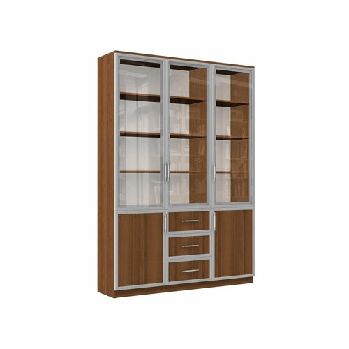 Книжный шкаф Альма - 17 фабрика «Мебель Лэнд 24» ШxГxВ 120x40x200