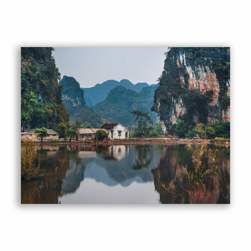 Постер, плакат на бумаге / Вьетнам - Пейзаж / Размер 30 x 40 см