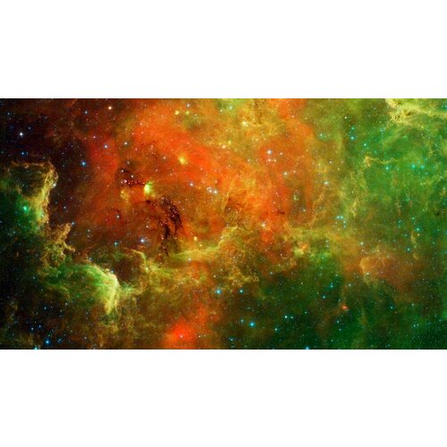 Картина на холсте 60x110 LinxOne "Галактики туманности звезды" интерьерная для дома / на стену / на кухню / с подрамником