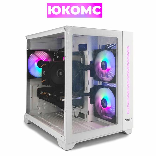 Игровой PC юкомс Ryzen 5 5600G, RX 550 4GB, SSD 480GB, 32GB DDR4, БП 450W, win 10 pro, White Cube case