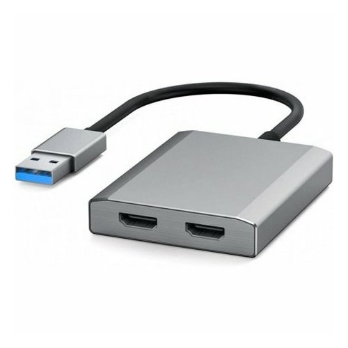 Адаптер USB 3.0 на HDMIx2 4K+1080p