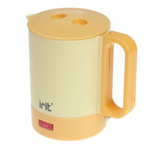 Чайник электрический Irit IR-1603, пластик, 0.5 л, 400 Вт, оранжевый 9781094