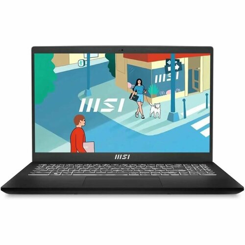 MSI Ноутбук MSI Modern 15 H B13M-022US Core i5 13420H/32Gb/SSD1Tb/15.6"/IPS/FHD/W11HML/black (9S7-15H411-022) B13M-022US