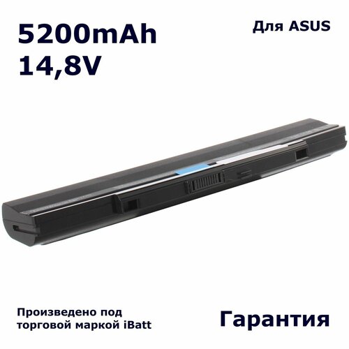 Аккумулятор iBatt 5200mAh, для A42-U53 iB-A177 iB-A177H 11-1177