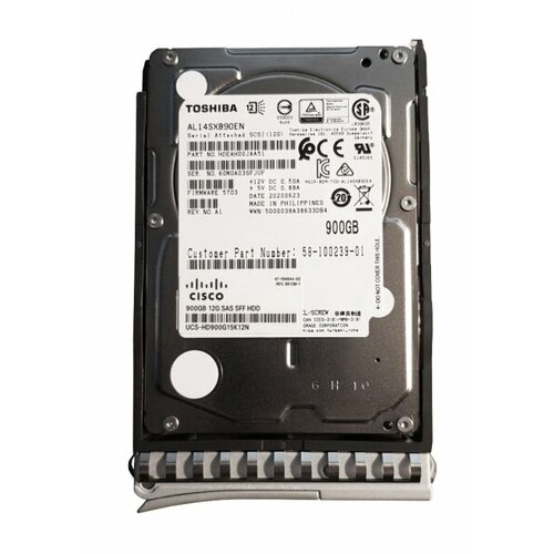 Жесткий Диск Cisco UCS-HD900G15K12N 900Gb 15000 SAS 2,5" HDD