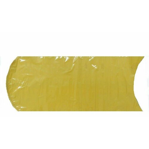 Пакет для созревания и хранения сыра термоусадочный 180х400 мм, желтый, дно круглое, 5 штук
