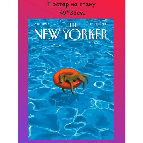 Постер, плакат на стену "New York Нью-Йорк" 49х33 см (А3+)