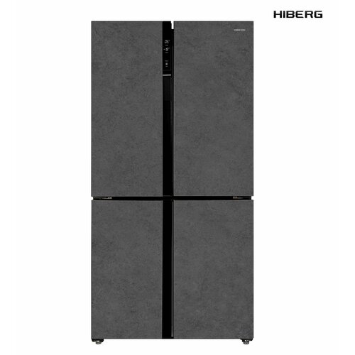 Холодильник French Door 183х91,1 см Hiberg RFQ-500DX NFDs Inverter темно-серый