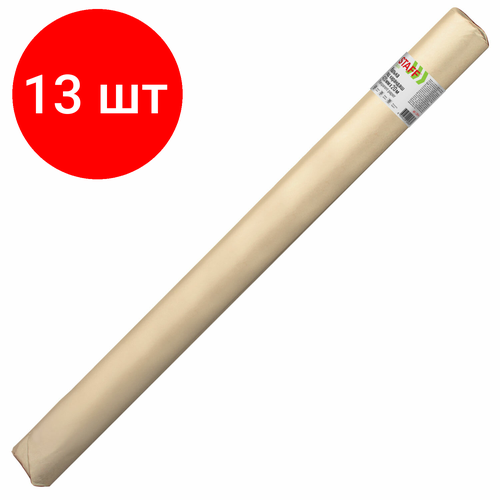 Комплект 13 шт, Калька под карандаш, рулон 420 мм х 20 м, 30 г/м2, STAFF, 128994