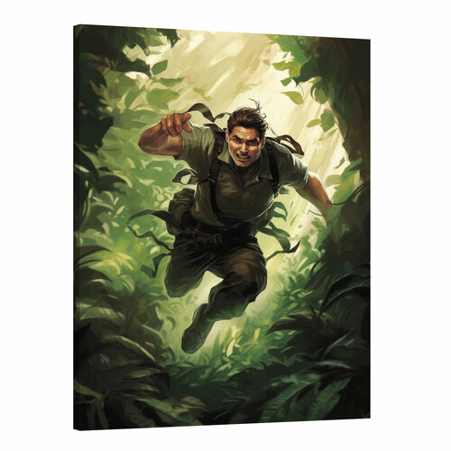 Интерьерная картина 50х70 "Повелитель джунглей"