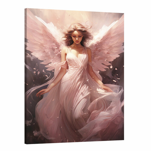 Интерьерная картина 50х70 "Ангел с сердцем"
